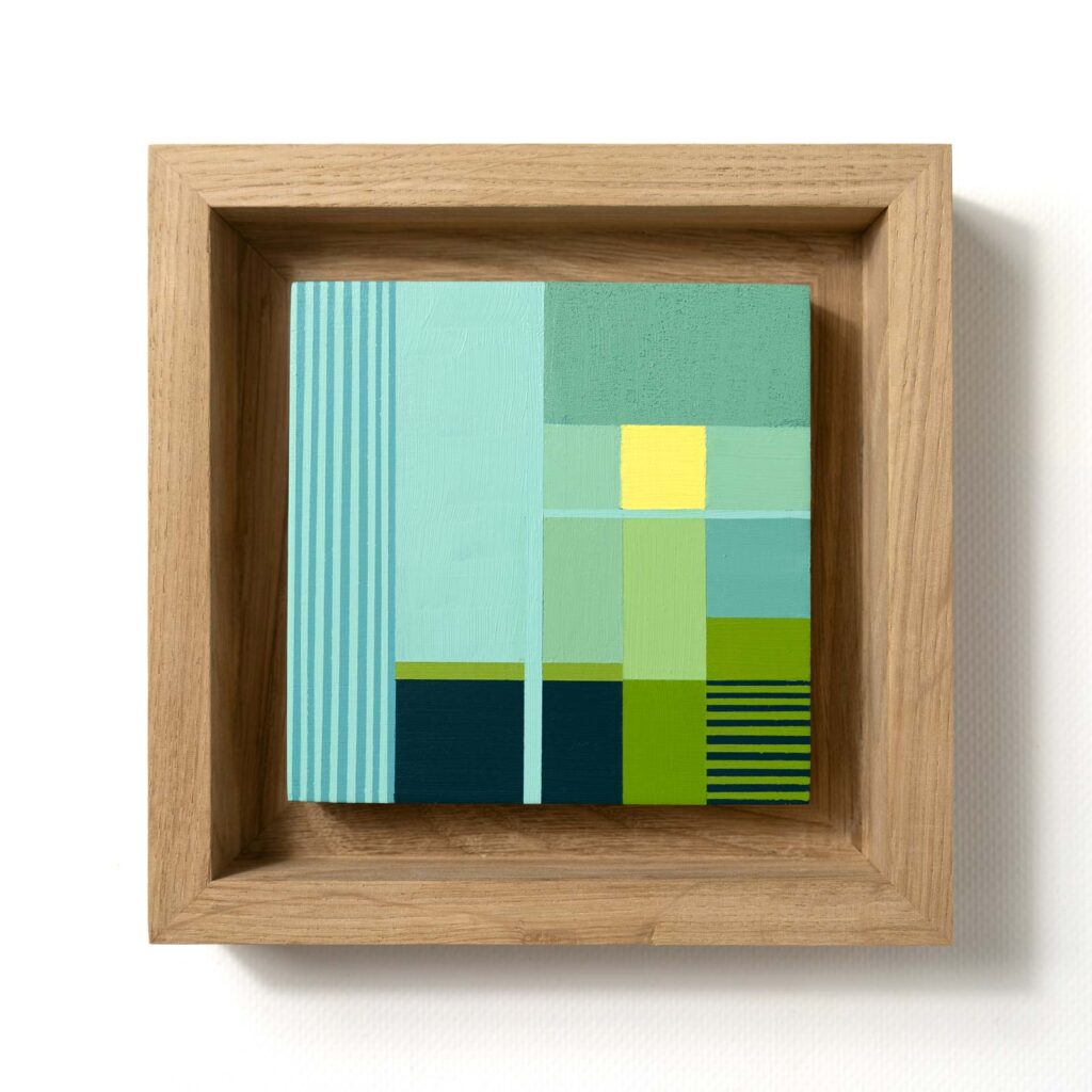 PIXEL TIDE IX | 4x4" - Luiza Creates